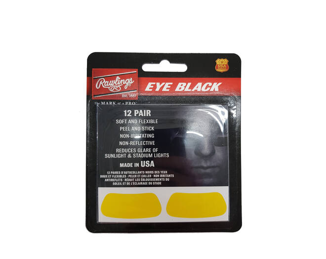 Rawlings Eye Black Stickers - Amarillo – Top Beisbol