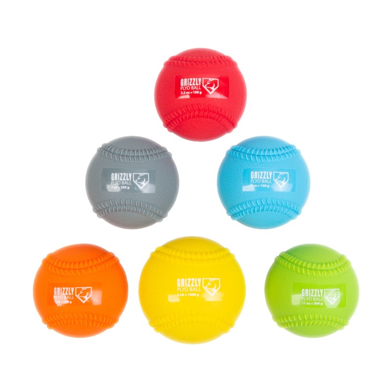 Grizzly Plyo Ball Set (6 unidades) – Top Beisbol
