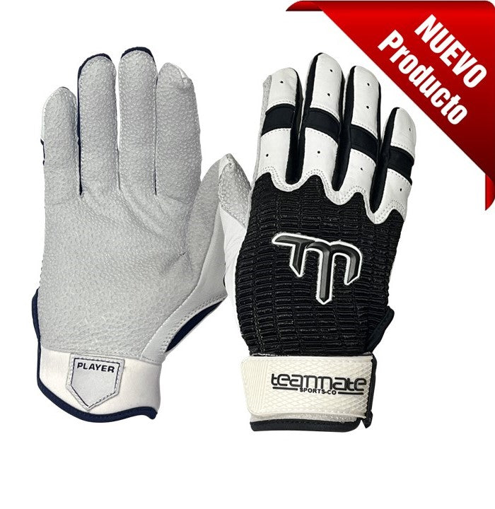 Guantillas TMBG XBG PRO White/Black – Top Beisbol